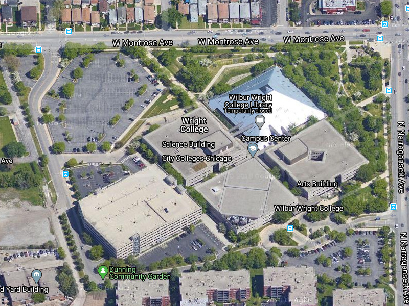 Wilbur Wright College Campus Map Wilbur Wright College Campus Map